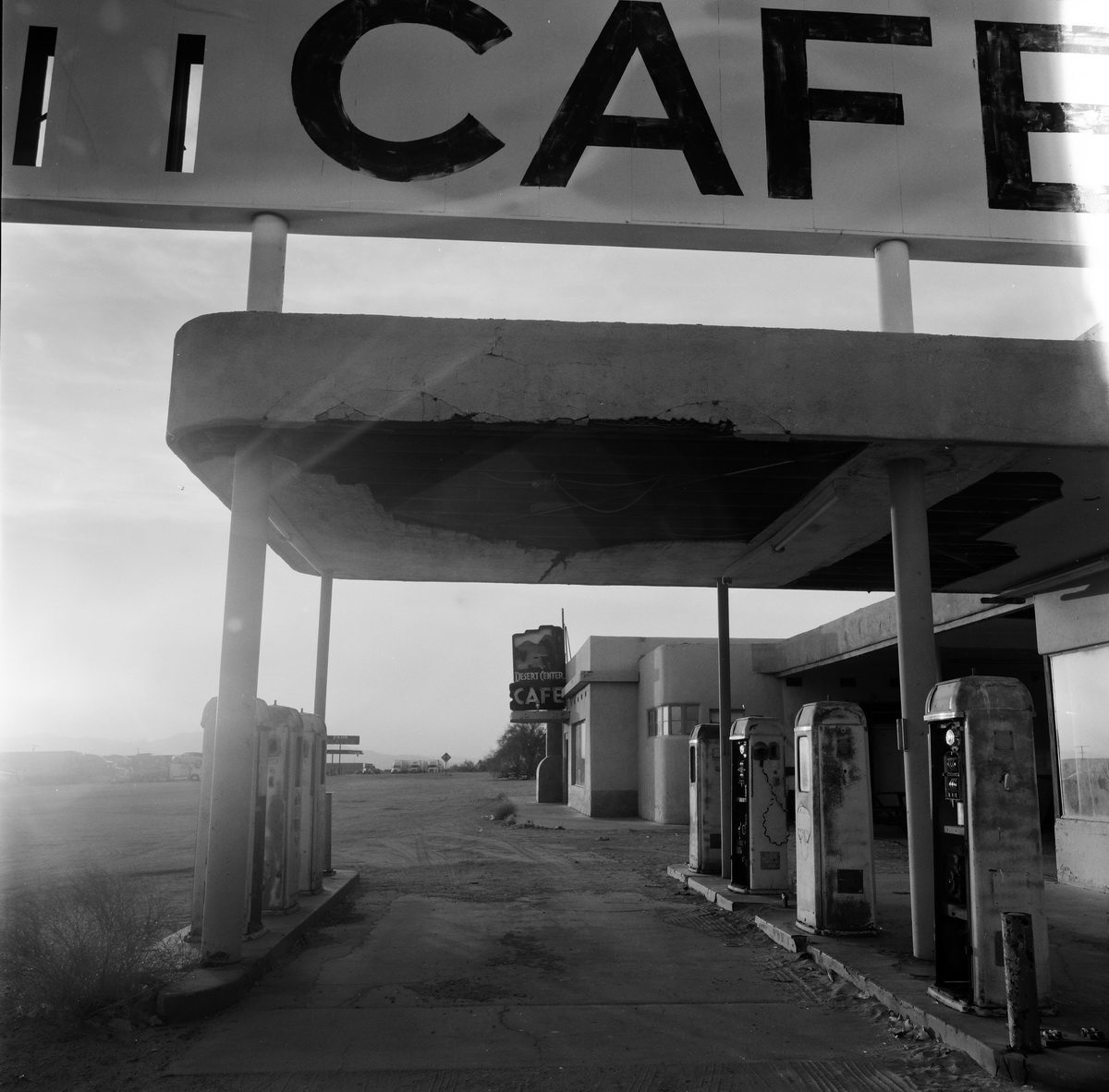 Deserted Desert Center- Wish You Were Here - Nicole Caldwell ...